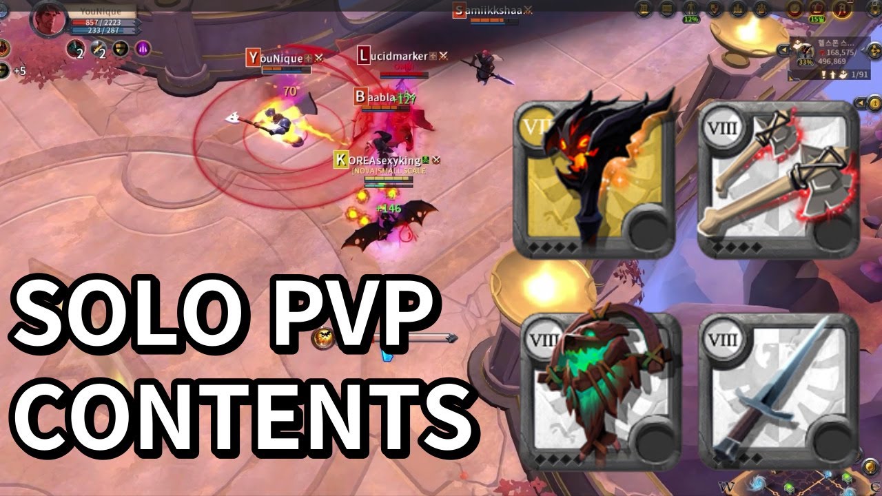 Albion Solo PVP Contents || Hellspawn ||1h Dagger || Bearpaws || Primal ...