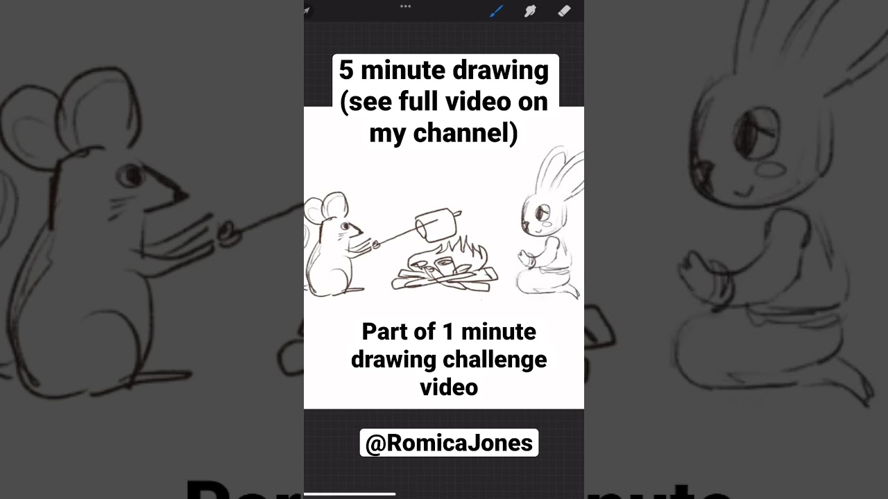 5 minute drawing challenge - YouTube