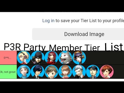 Persona 3 Reload character (unit) tier list - YouTube