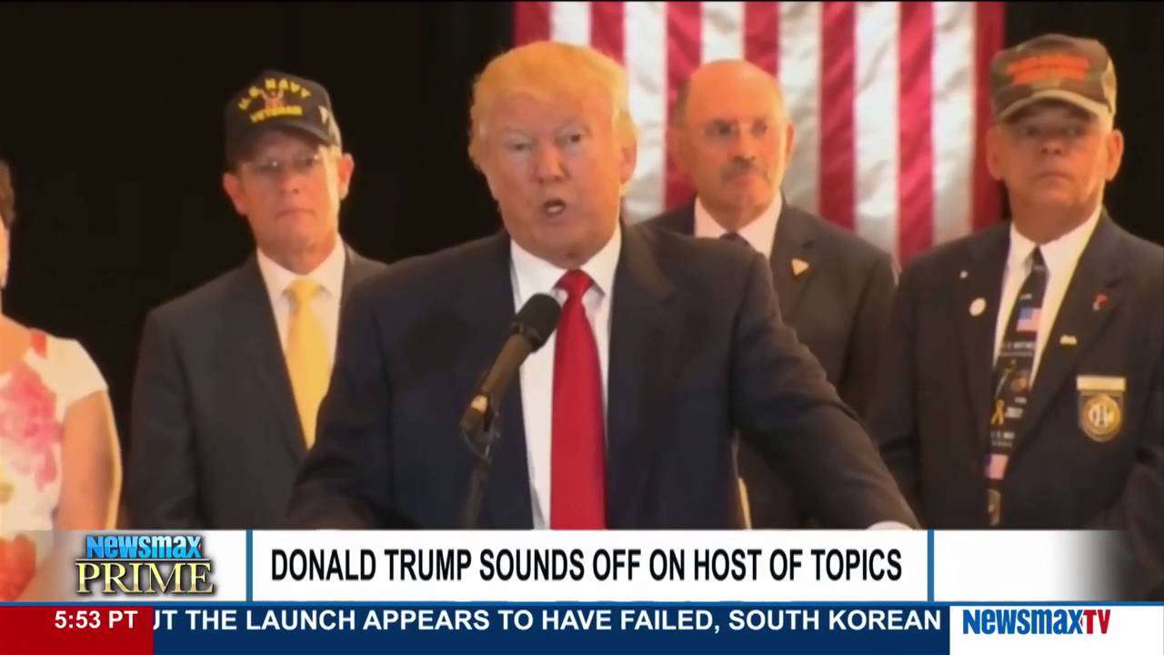 Newsmax Prime | Trump Speech Highlights where he rips into the media ...