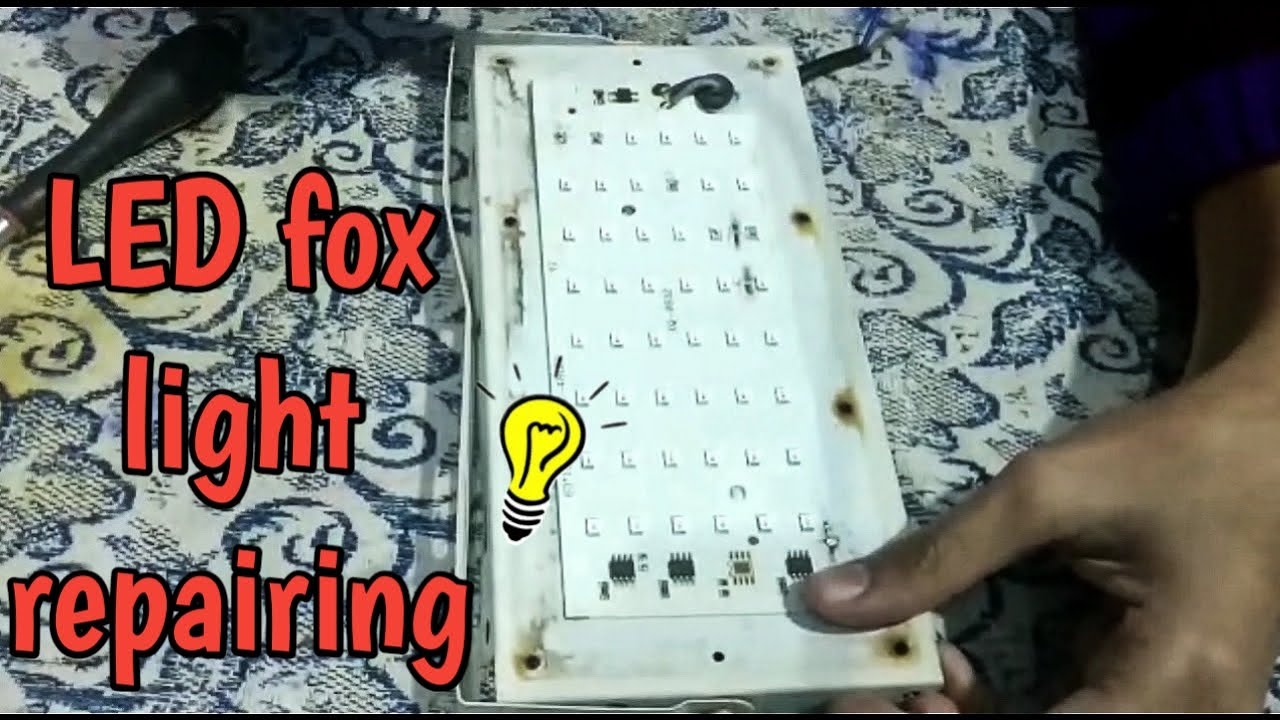 How to repair fox LED light in simple steps | Shiv experiment - YouTube