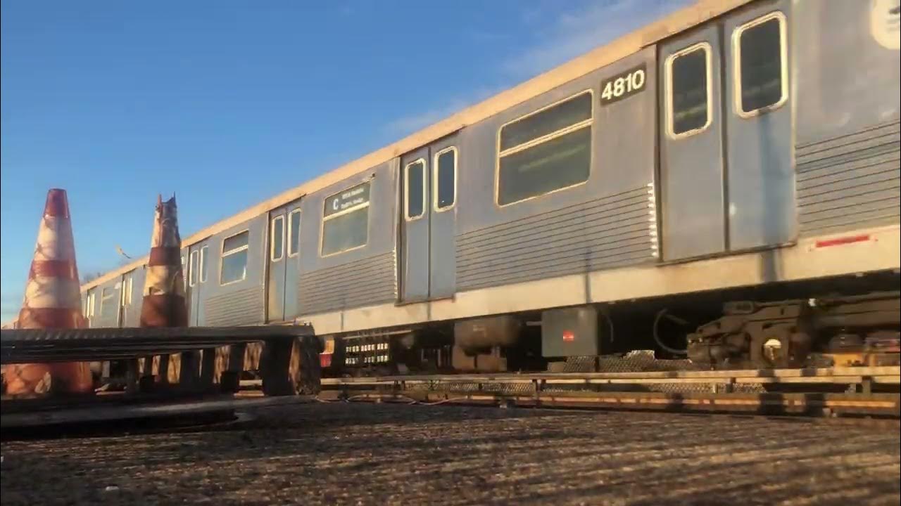 R42 Protection train for the R211 going to Howard Beach JFK Airport - YouTube