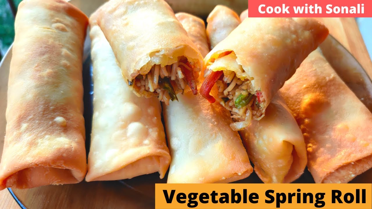 ভেজিটেবল স্প্রিং রোল রেসিপি | Vegetable spring roll recipe |Restaurant ...