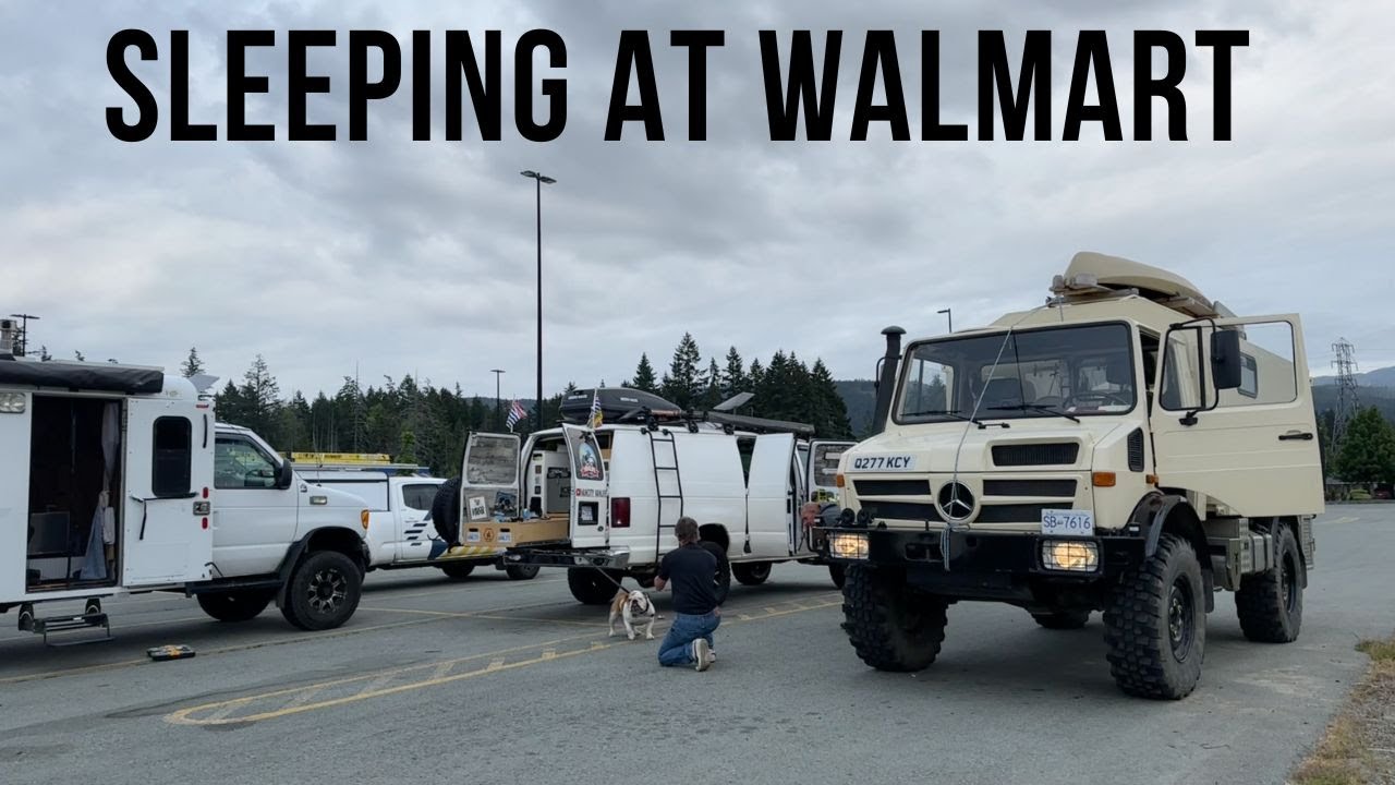 Wild Night Sleeping at Walmart. I Can't believe This Happened ...