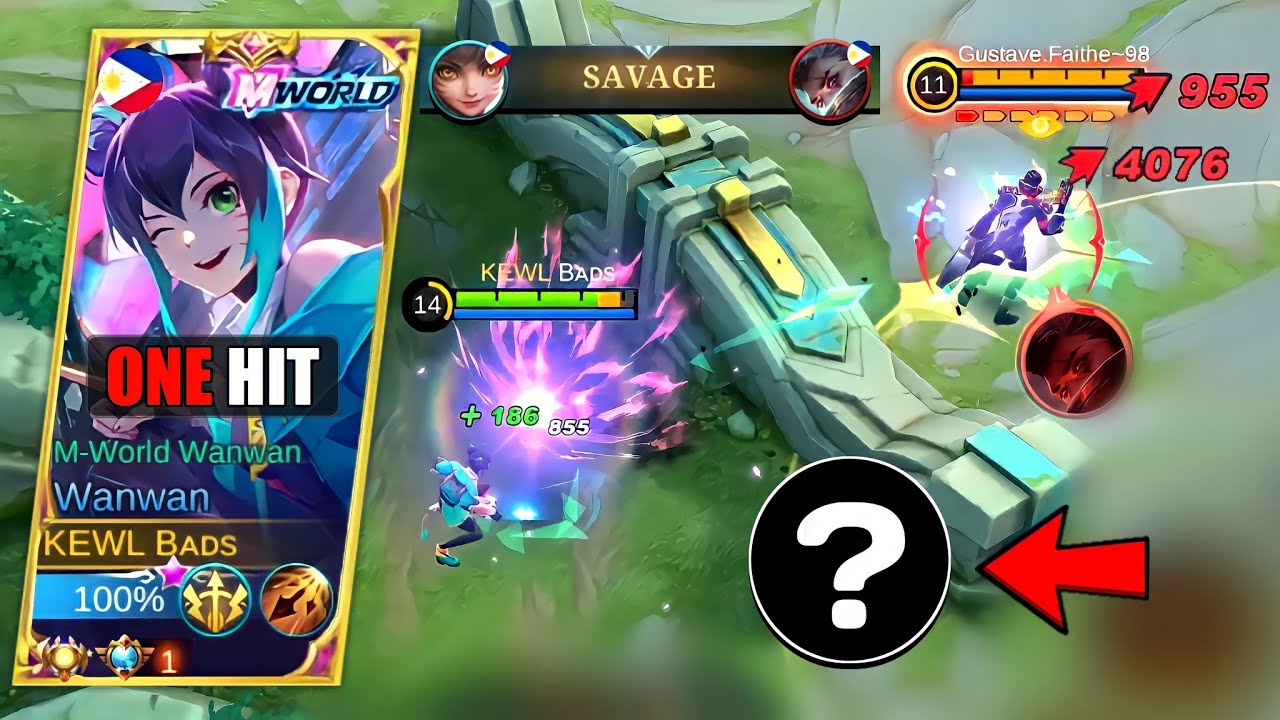 WANWAN NEW ONE HIT BUILD! ( pls try ) - MLBB - YouTube