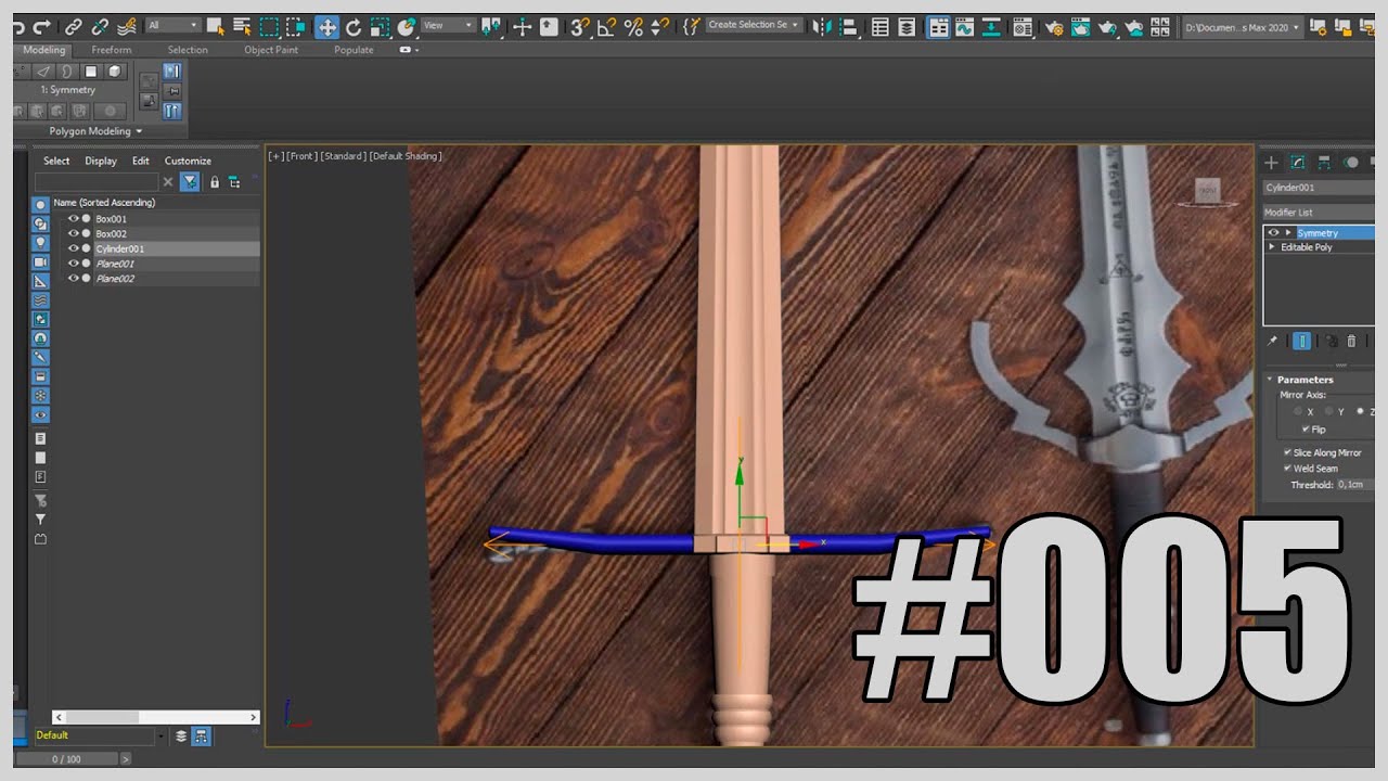 Game Character Creation - Gerald of Rivia #005 - Swords Modeling - YouTube