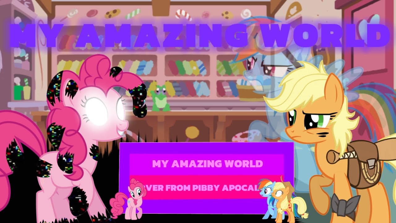FNF MY AMAZING WORLD BUT IT CORRUPTED PINKIE PIE VS APPLEJACK AND ...