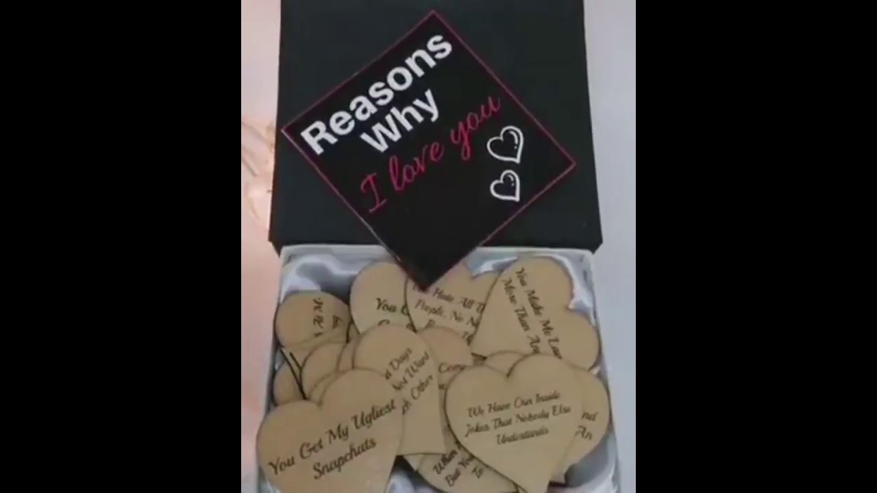 Reasons box why i love u - YouTube