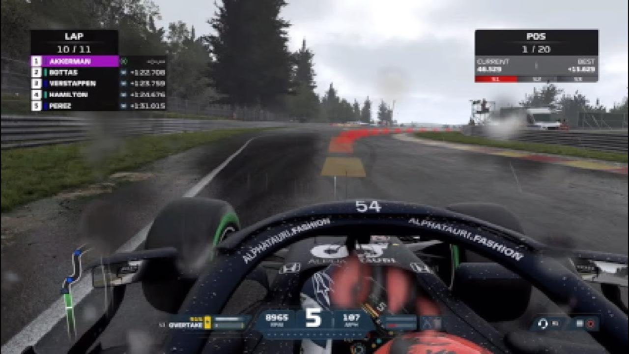 Scariest F1 Race In my life - YouTube