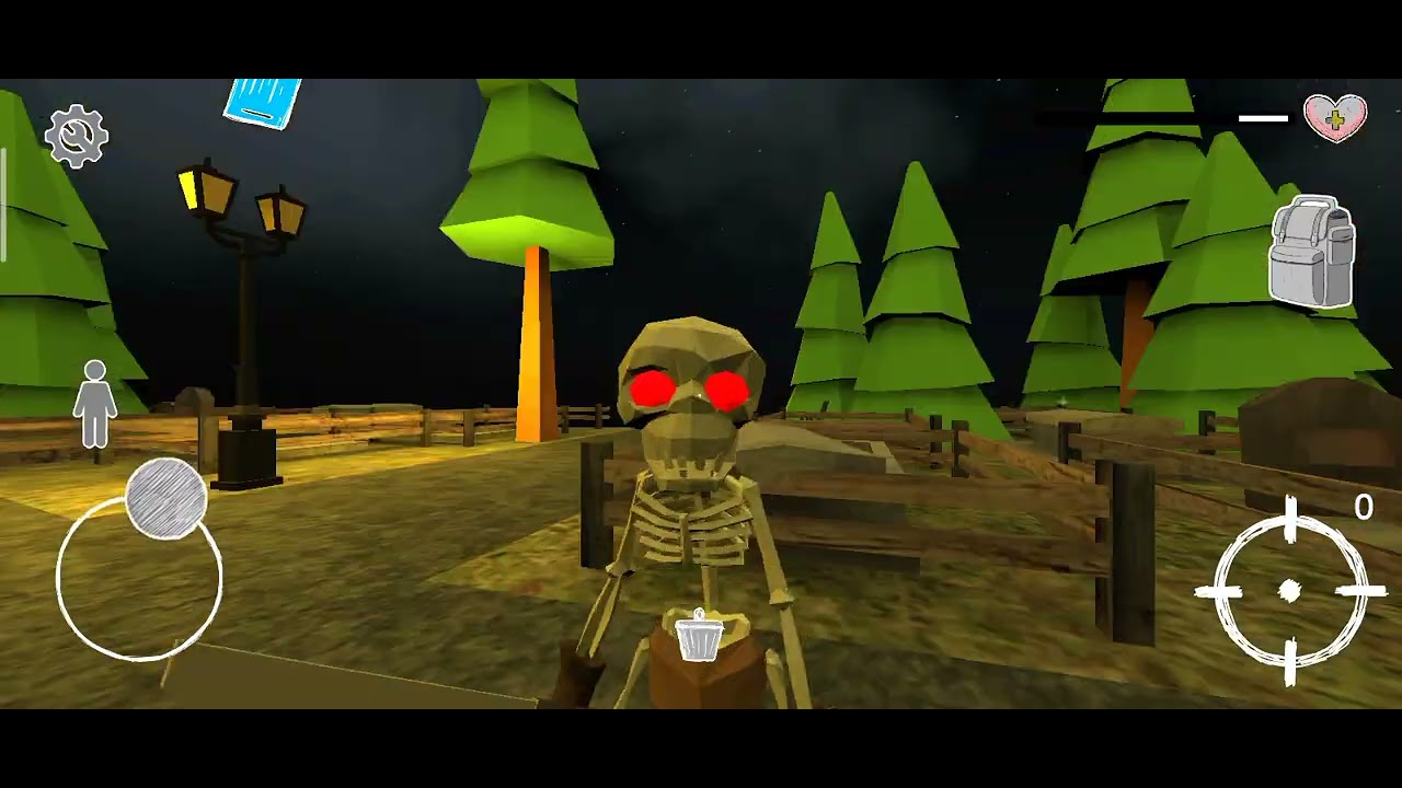 Halloween night skeleton fight game play - YouTube