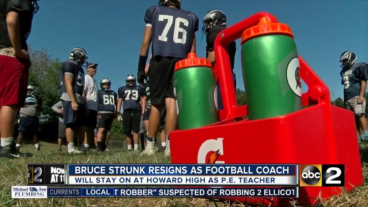 Bruce Strunk resigns as Howard High football coach - YouTube