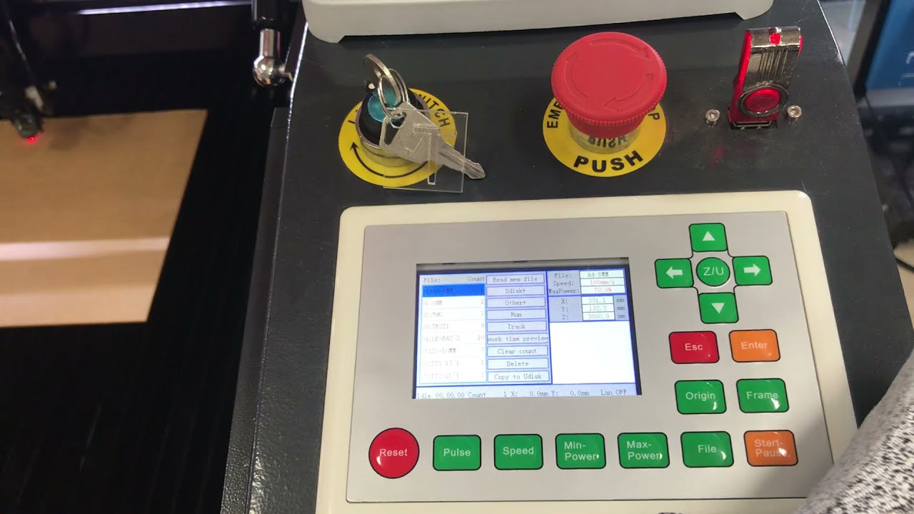 BASIC MT-L960 80w CO2 เลเซอร์ [Active Learning] [EP.test] - YouTube