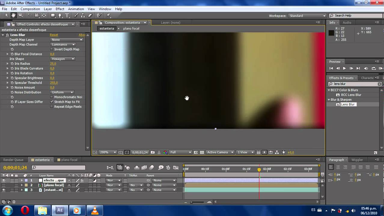 Tilt Shift Tutorial After Effects en español - YouTube