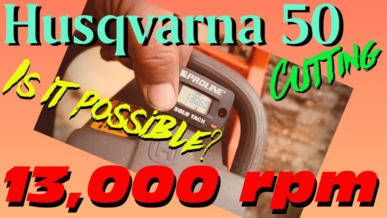 Going For More Power With The Ported Husqvarna 50 Chainsaw! - YouTube