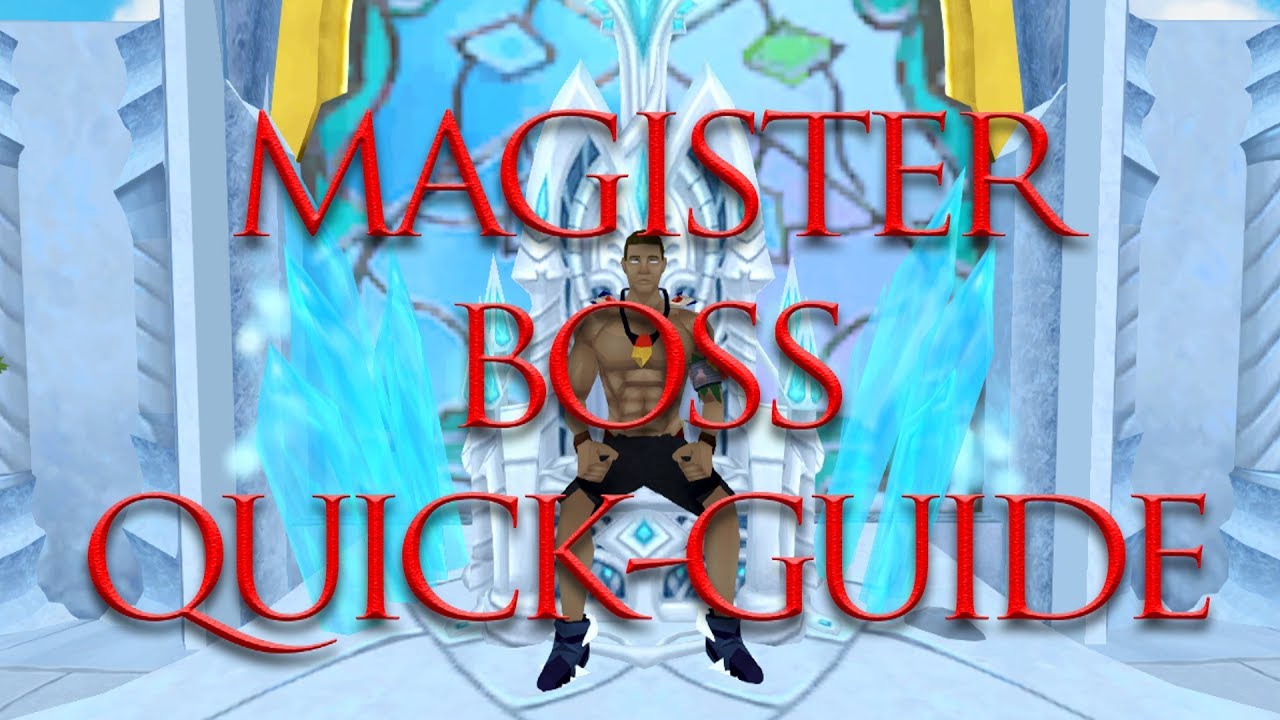 MAGISTER BOSS QUICK-GUIDE [RS3 NEW BOSS] - YouTube