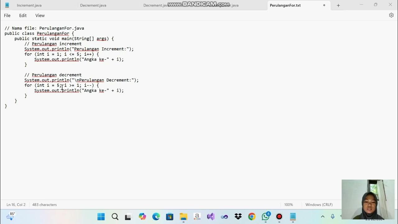 Tugas1 Praktikum Pemograman Java - YouTube