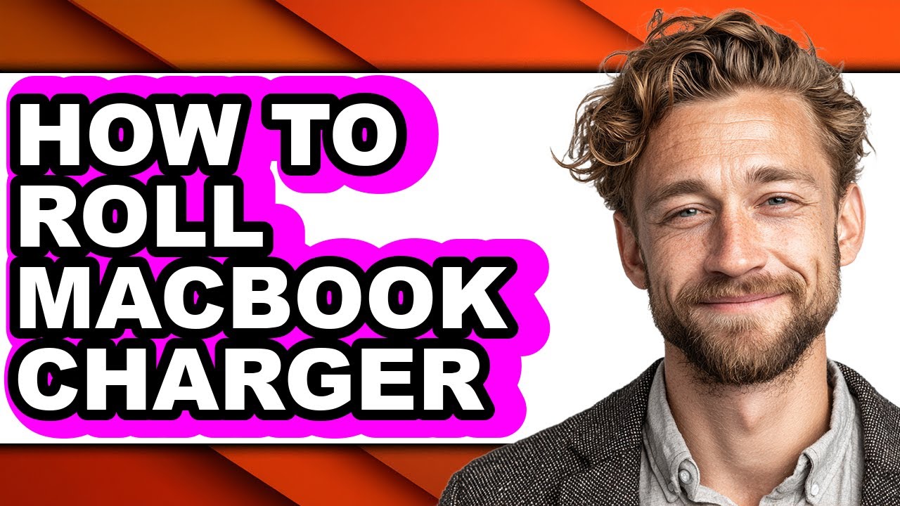 How to Roll Macbook Charger (only Way) - YouTube