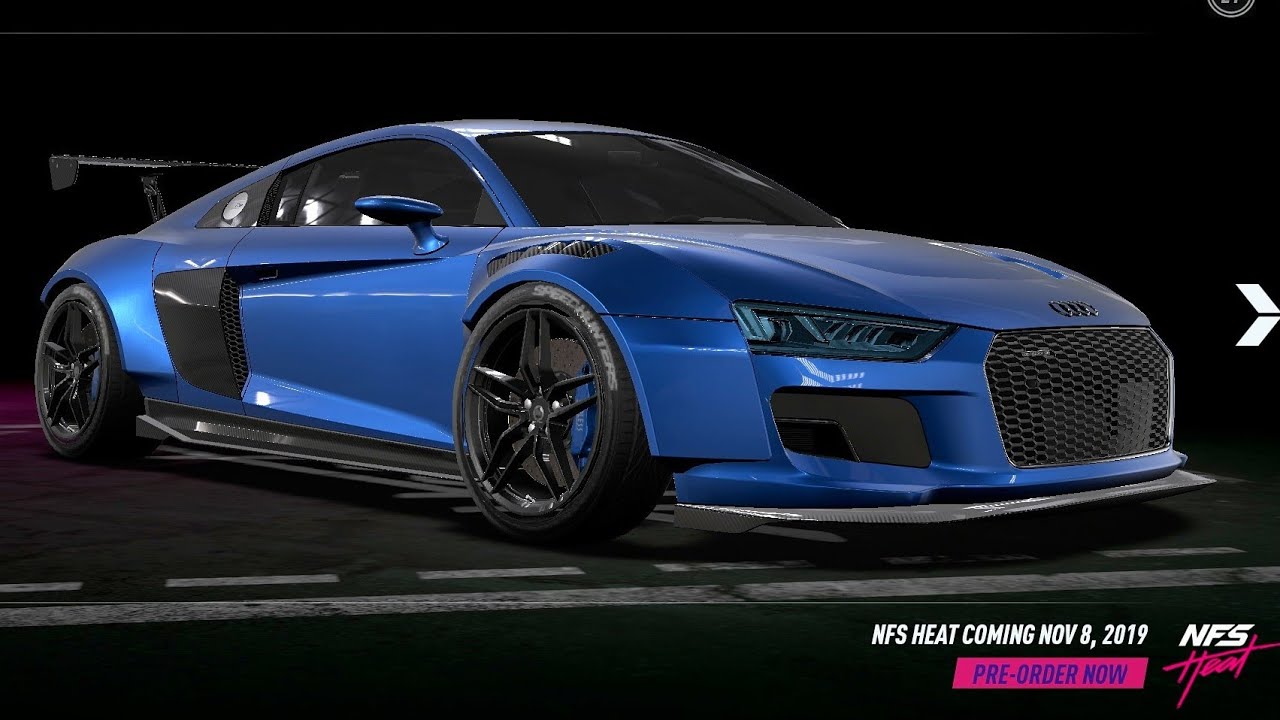 NFS Heat Studio - Audi R8 V10 Performance Coupe Customization - YouTube