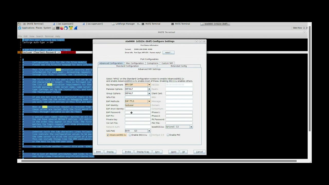How to configure RADIUS Server in LANforge - YouTube