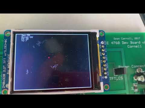 Boids with predator on PIC32 - YouTube