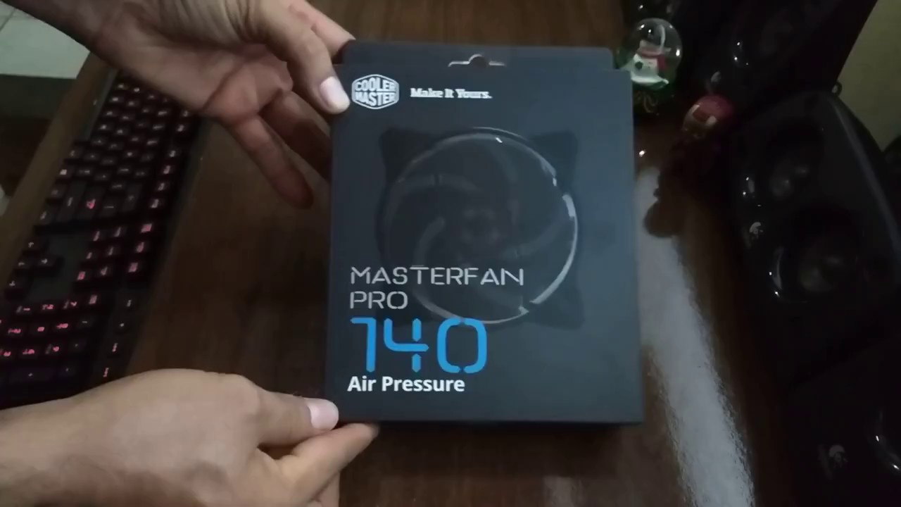 Master Fan Pro 140 Air Pressure cooler master - YouTube