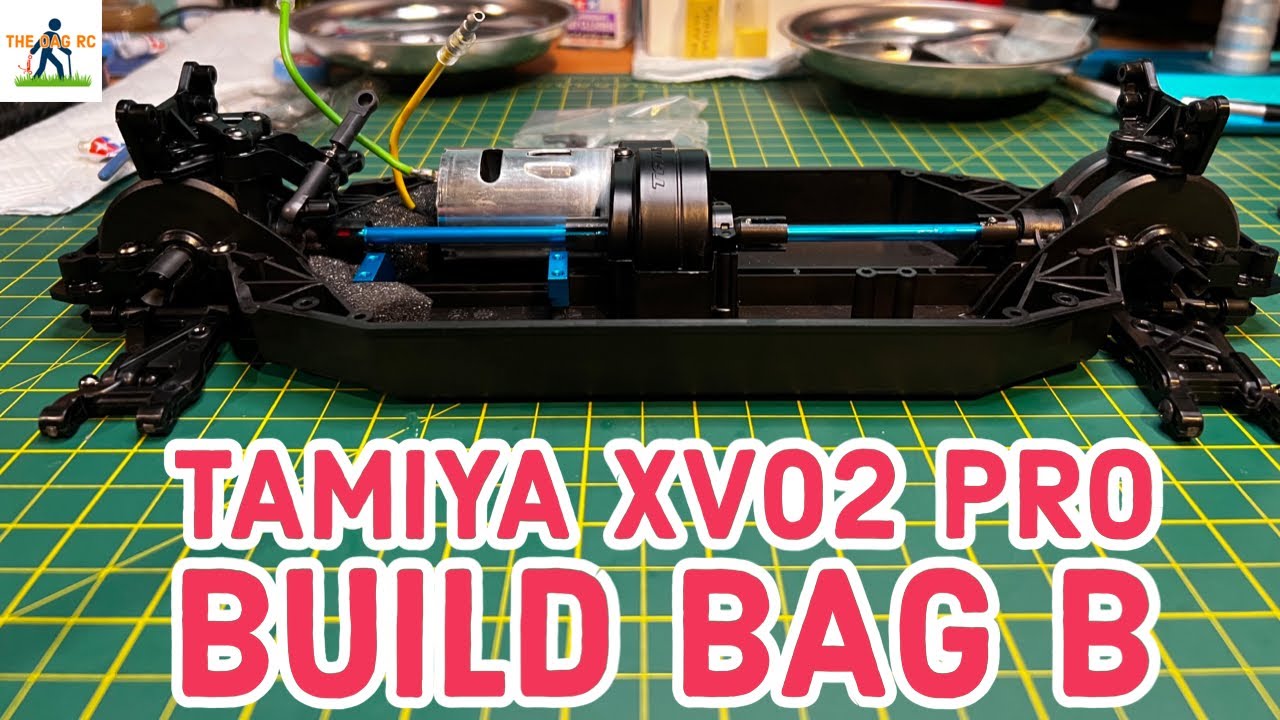 Tamiya XV02 Pro build Part Bag B - YouTube