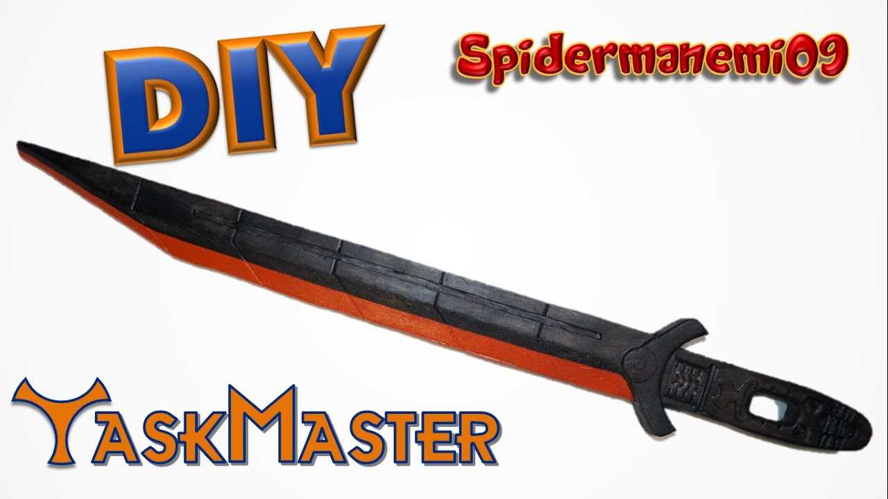 Tutorial Espada ⚔️ Taskmaster 💀 Marvel Sword - YouTube