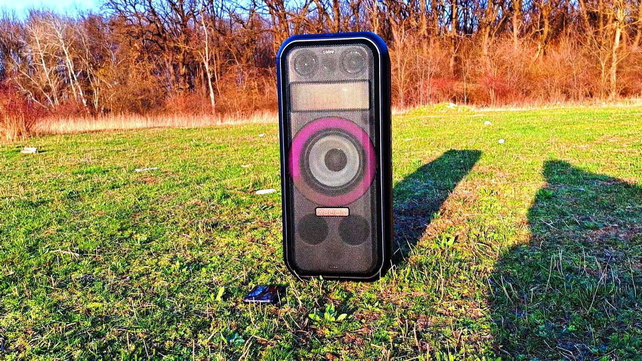 LG Xboom XL7S Partybox Speaker - HIGH POWER SOUND TEST OUTDOORS - YouTube