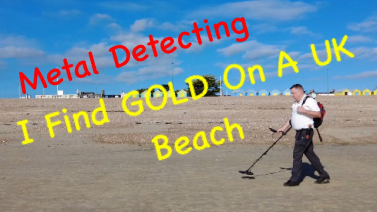 Metal Detecting, Finding Gold on a UK beach. Using the Nokta Legend ...