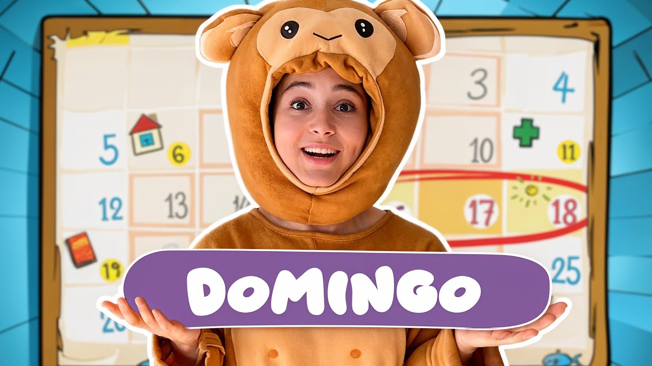 Días de la semana🗓️ | Siete días & Aprender palabras | Canciones ...