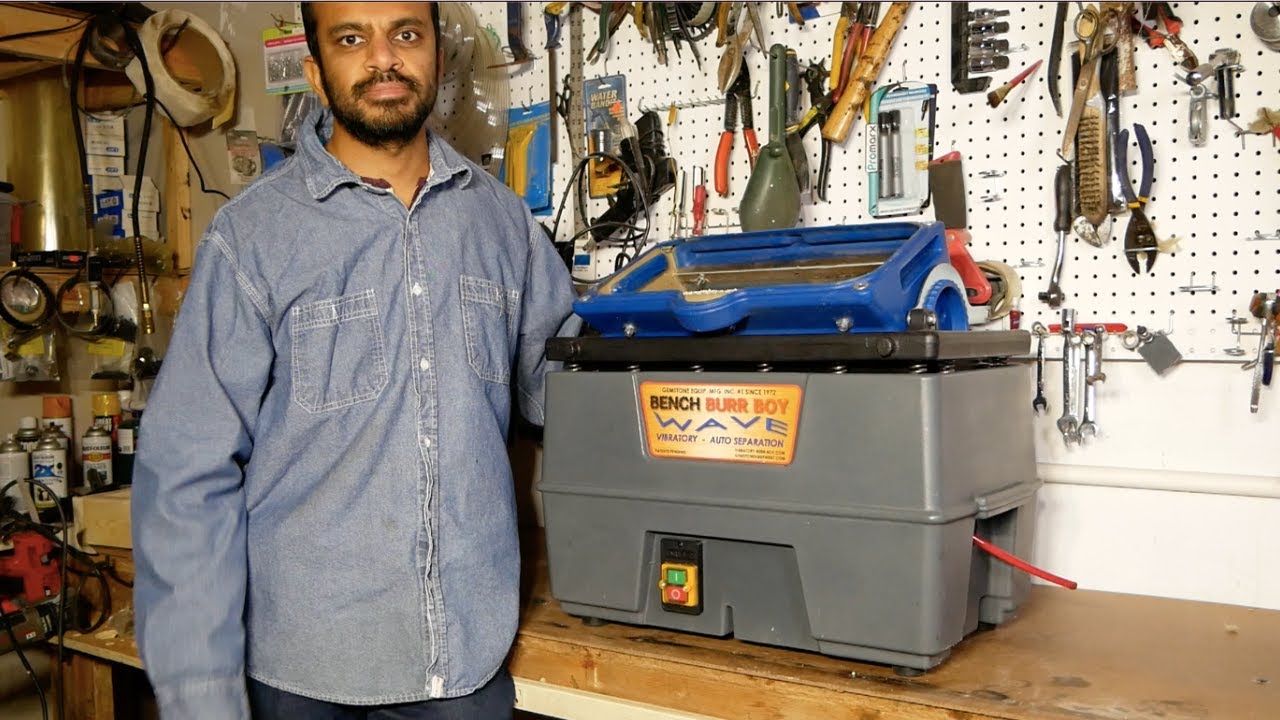 Burrboy - Deburring Vibratory Tumbler - YouTube