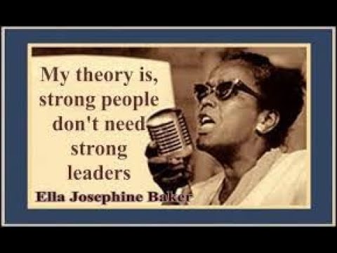 Zelda Foxall portrays Ella Baker - YouTube