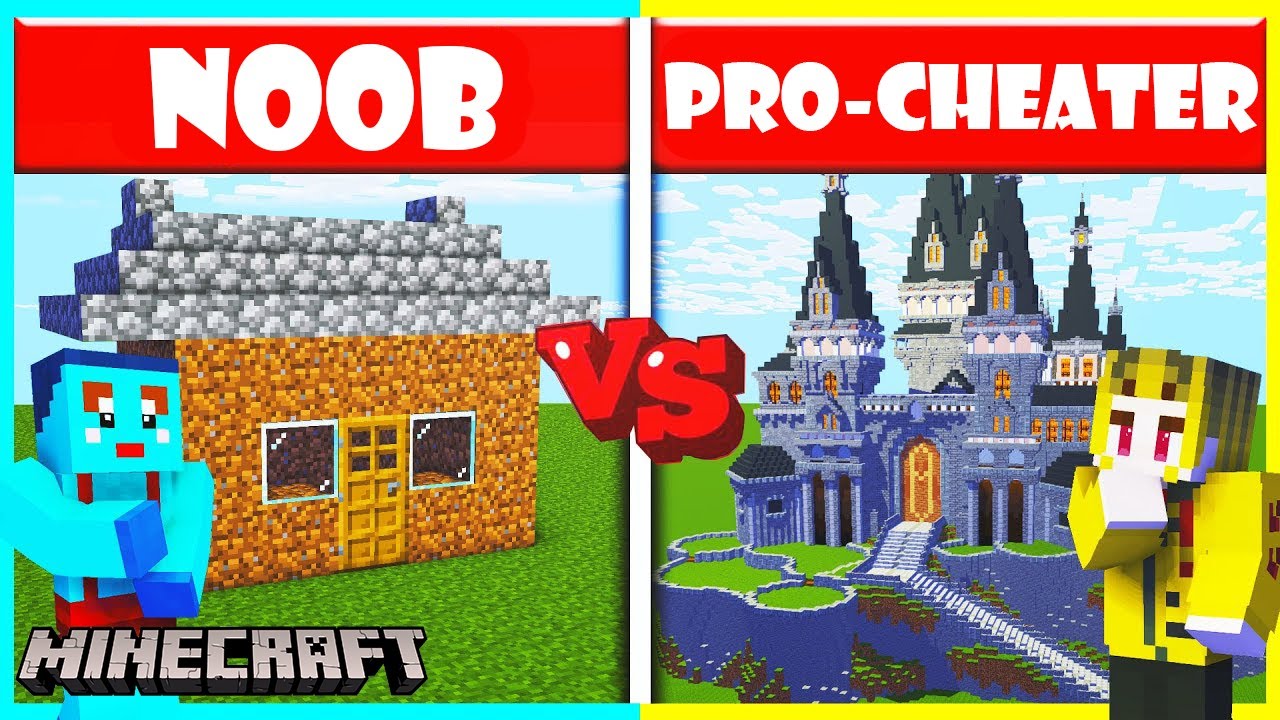 Minecraft NOOB vs PRO: SAFEST CASTLE SECURITY HOUSE BUILD CHALLENGE -Minecraft - YouTube