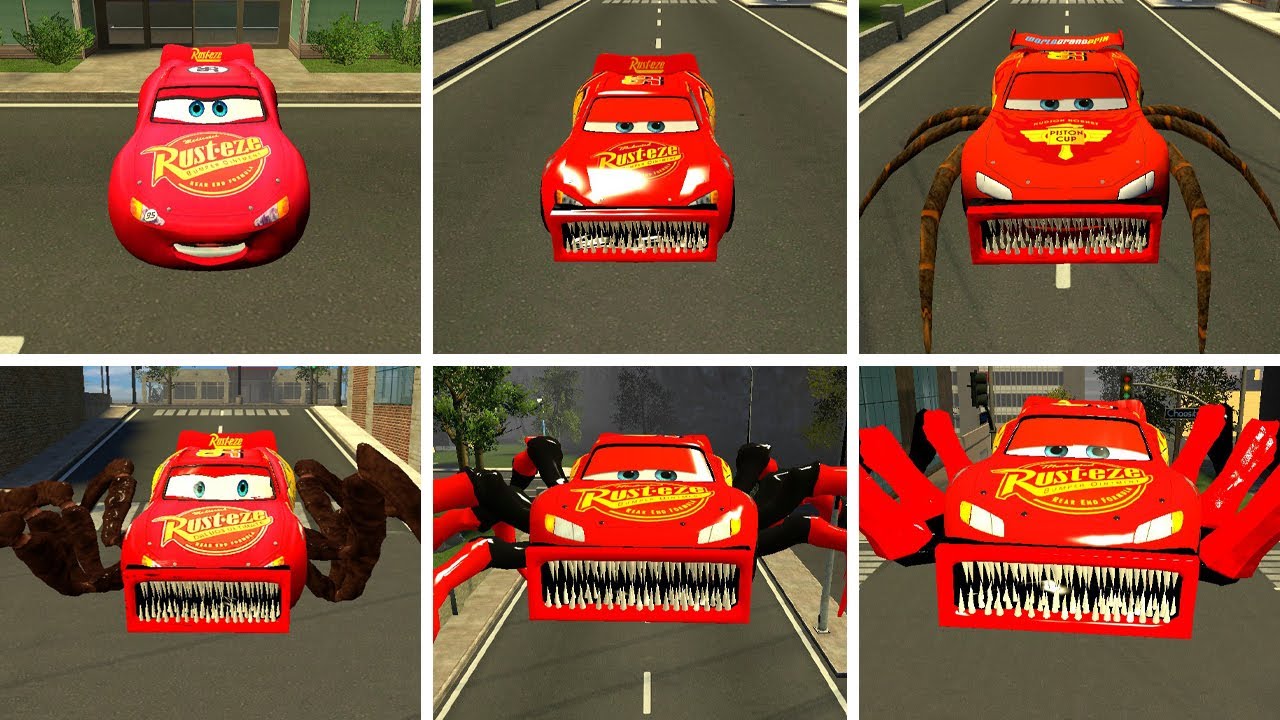 Everything Turned into Car Eaters | Lightning McQueen, McQueen Eater ...