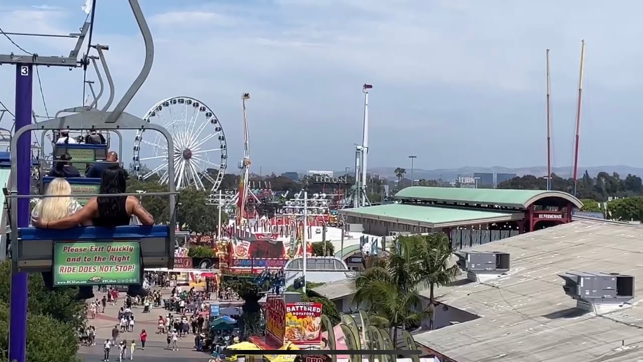 OC Fair 2023 Sky ride #viral #trending #california #carnival - YouTube