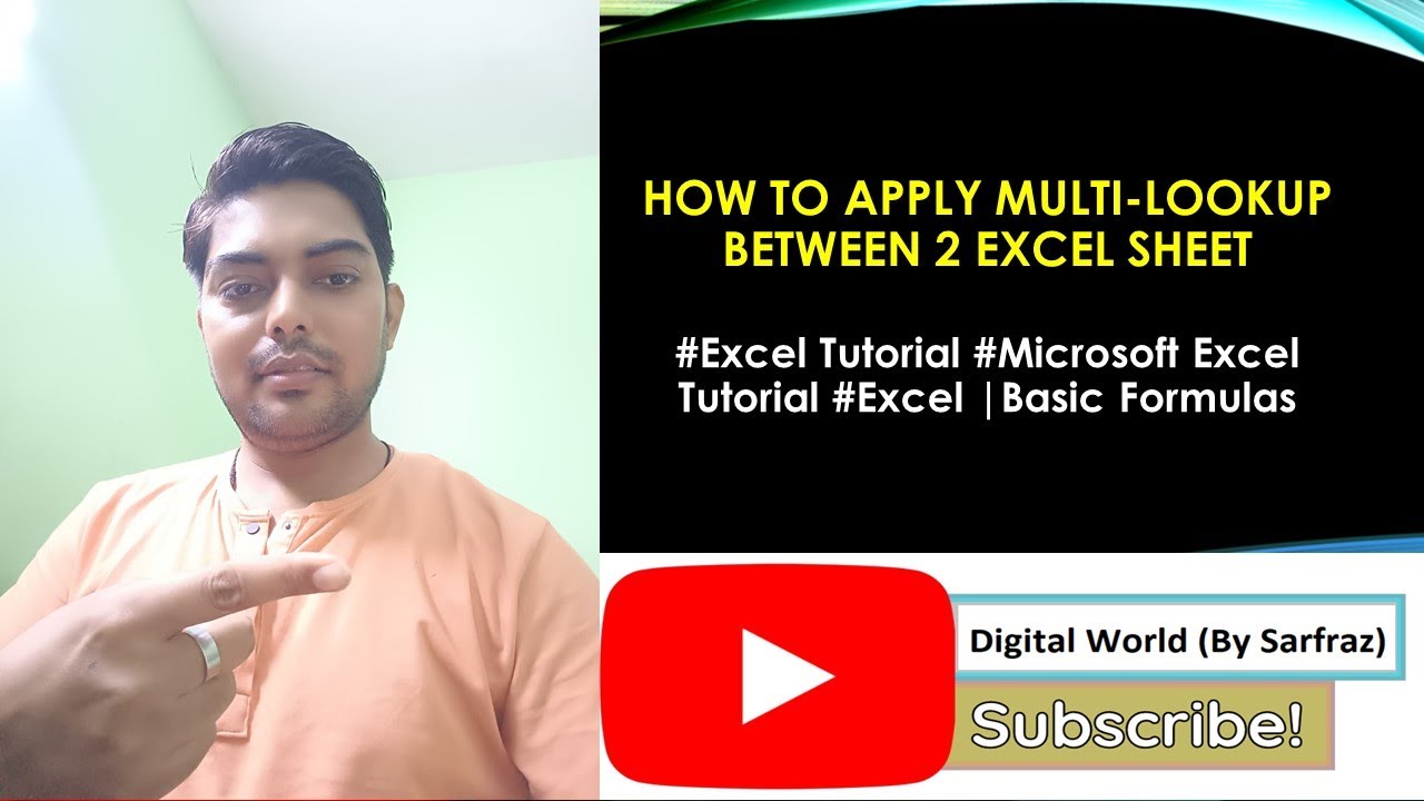 # MultiLookup between 2 Excel sheet | #exceltutorial |# ...