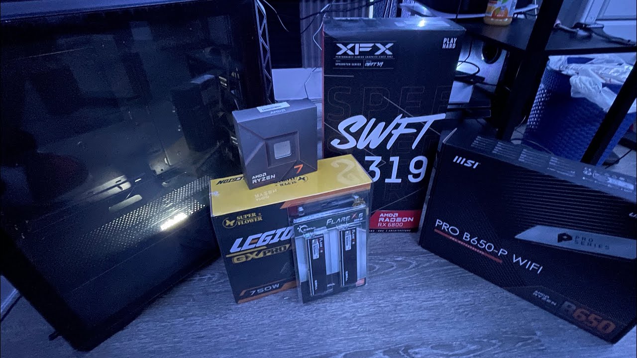 Building My First Gaming Pc and Setting it Up - YouTube