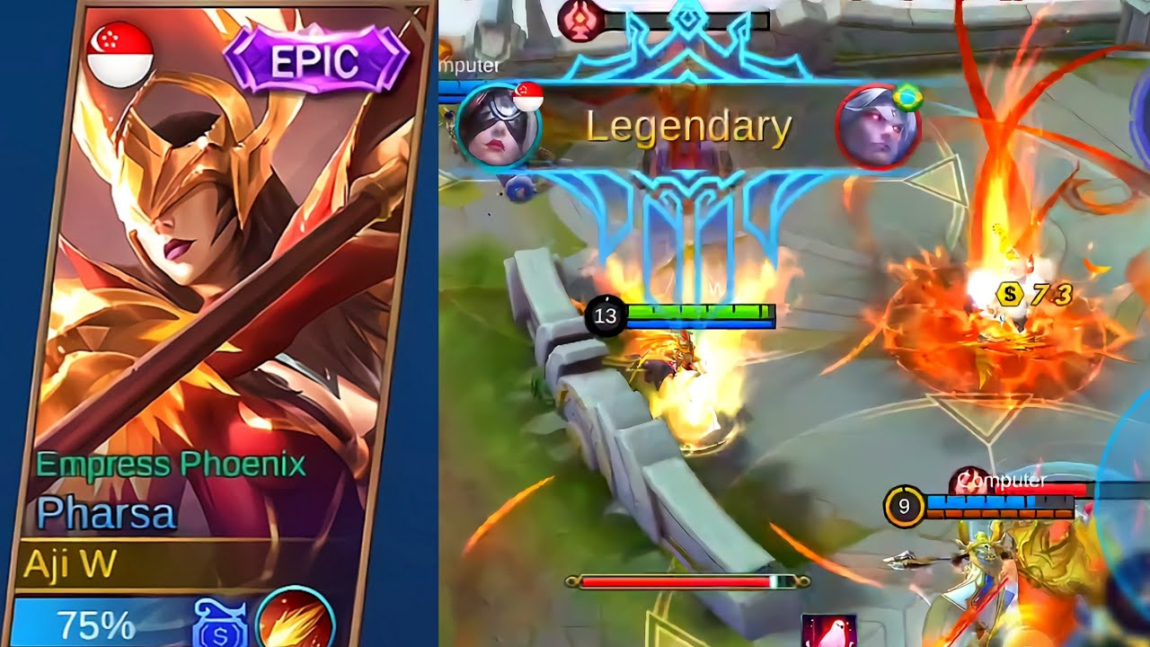 Pharsa Epic Skin Gameplay - YouTube