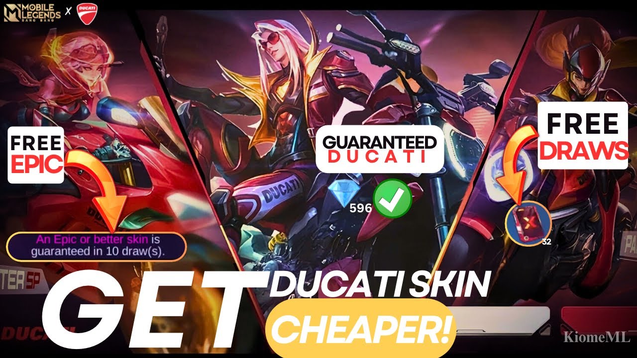 ML Ducati 2024. Do this to own Ducati skin at cheapest price |MLBB ...