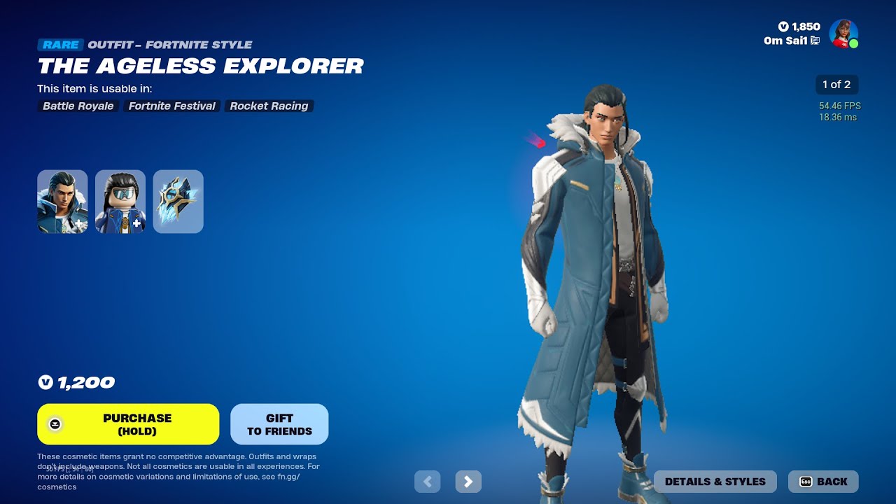 Fortnite Item Shop *NEW* THE AGELESS EXPLORER! (9th January,2024) - YouTube