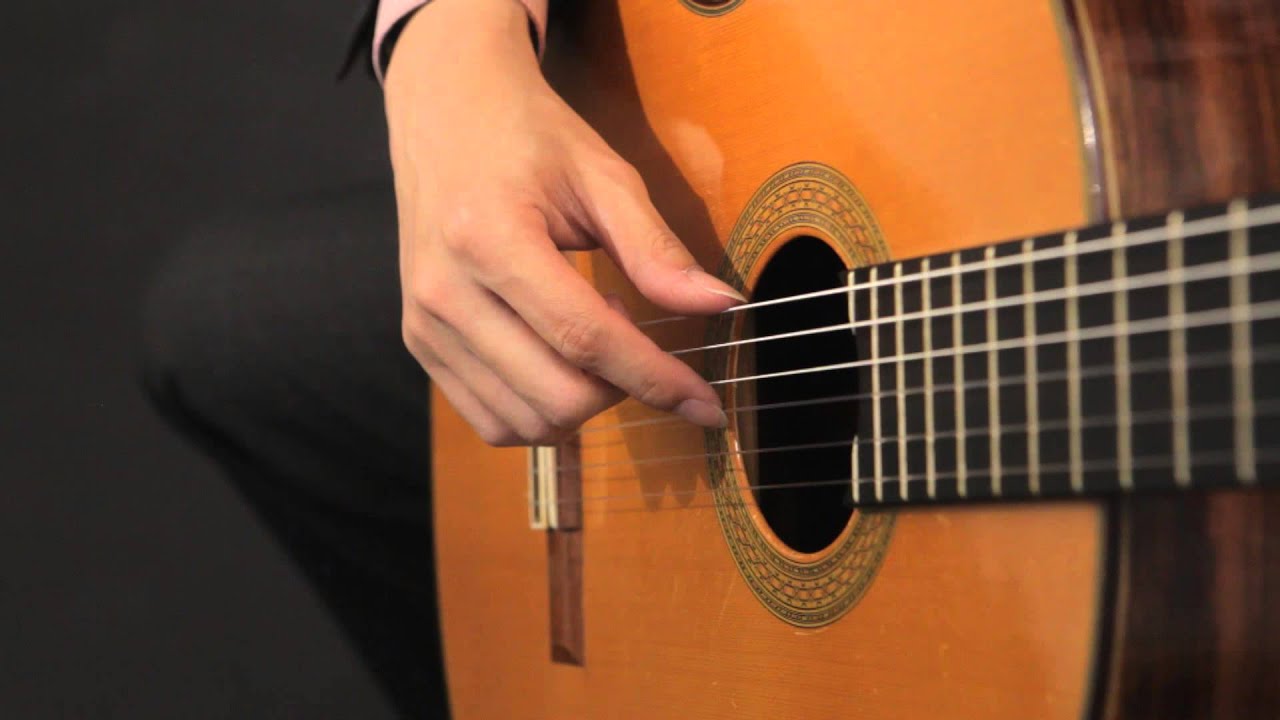 Right hand guitar technique - 4 steps to a great rest stroke - YouTube
