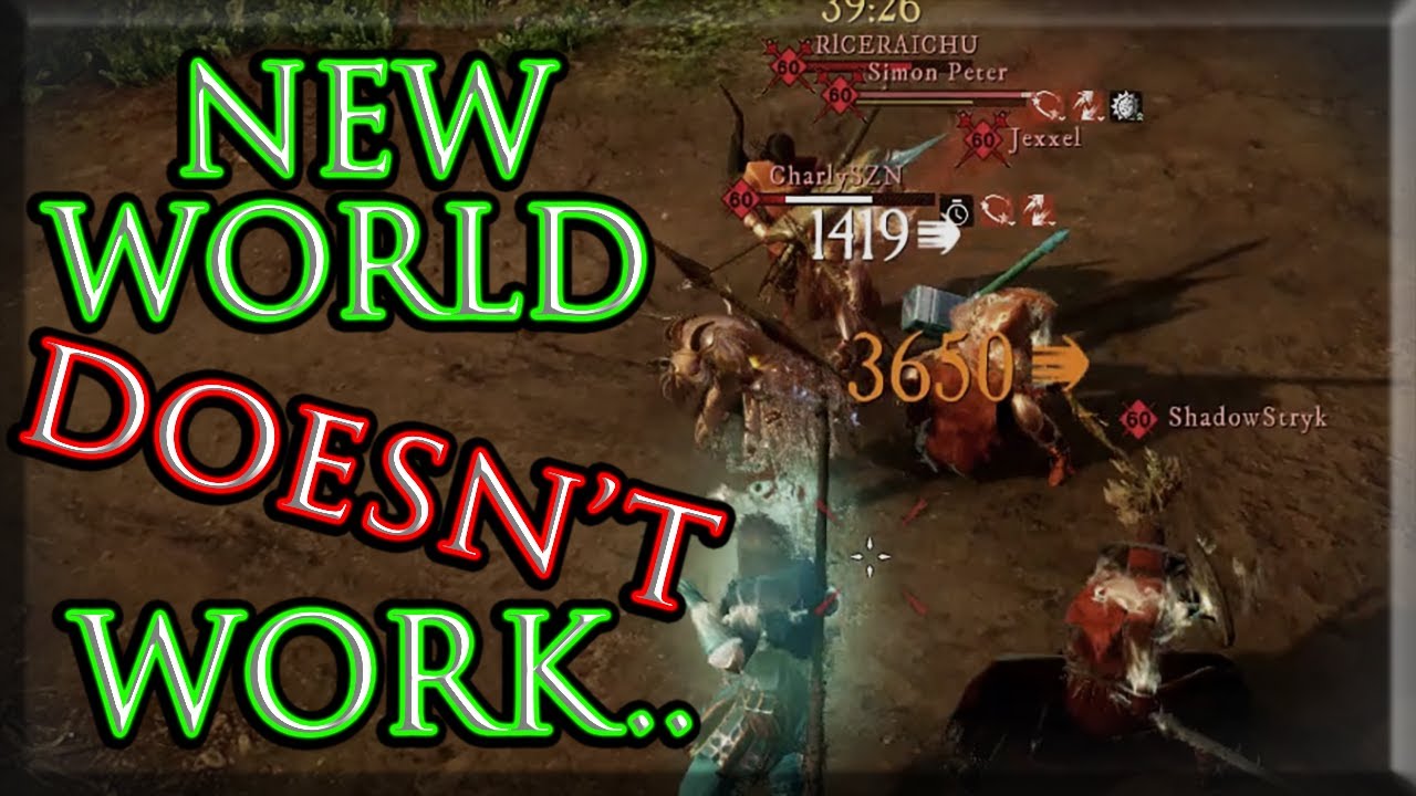 New World Doesn't Work.. And This is Why 😥 How To Fix It? - PvP ...