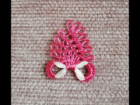 İgne oyası modeli Parmak oyası yapımı