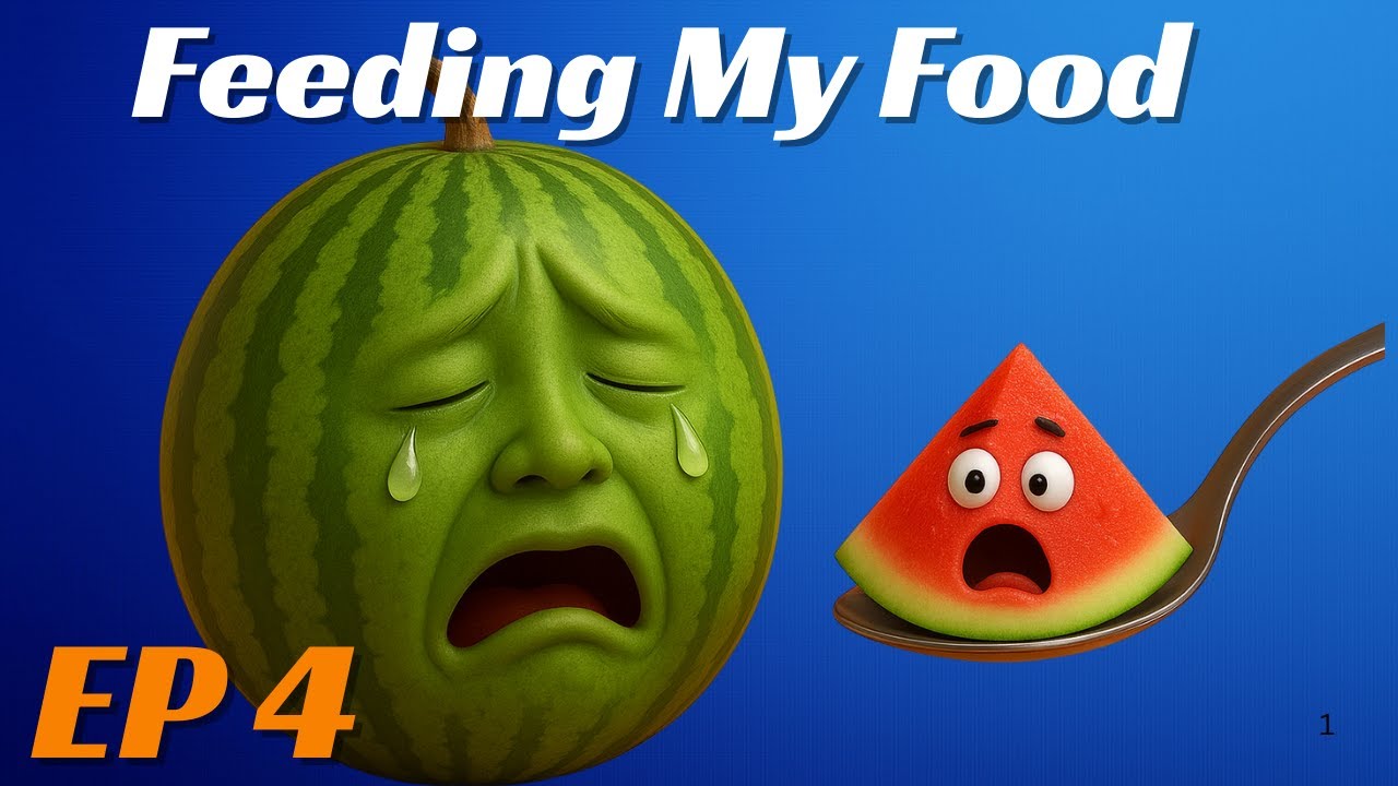 Feeding My Food Episode 4 | Ultra-Realistic Food Faces React to ASMR Feeding - YouTube