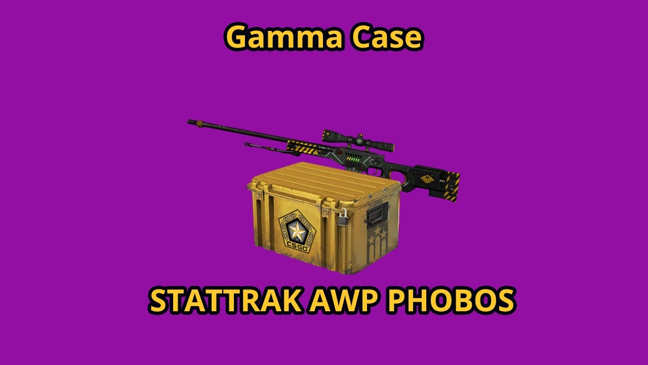 CSGO StatTrak AWP Phobos Gamma Case Unbox! - YouTube