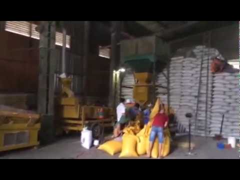 soybean cleaning machine/cleaing line - YouTube