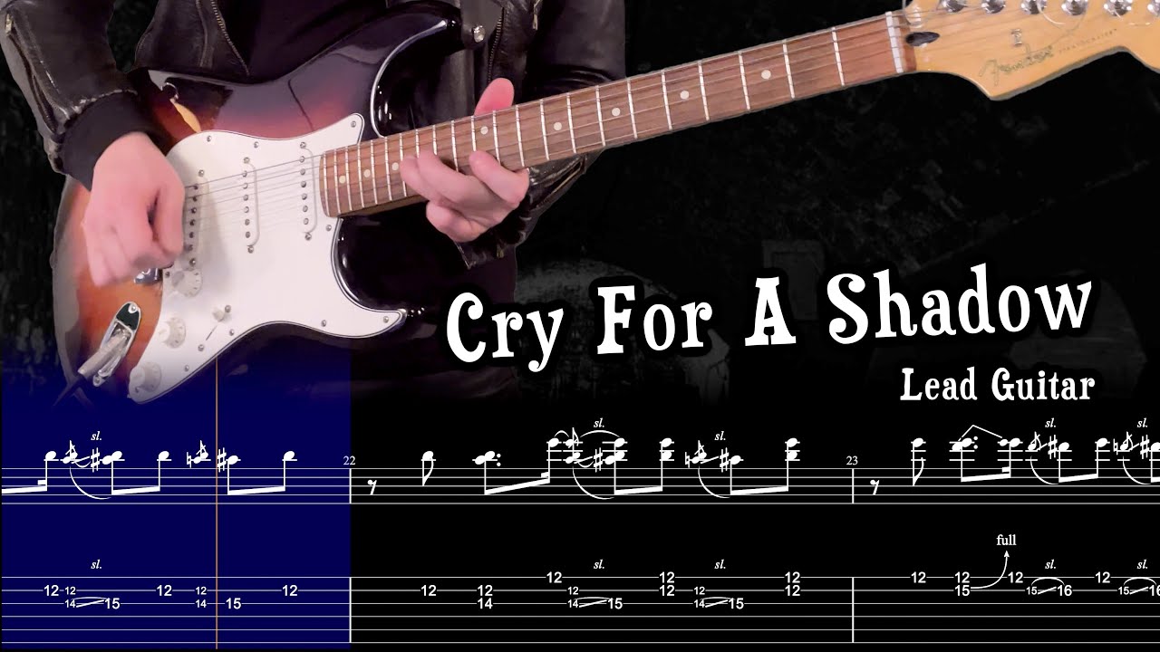 Cry For A Shadow | Lead Guitar | Futurama/Strat - YouTube
