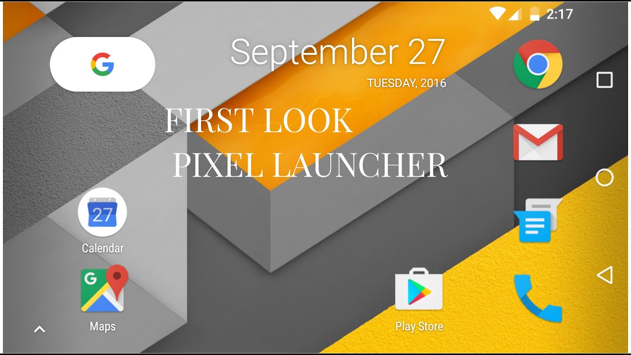 Download & install pixel launcher & quick comparison between Google now ...