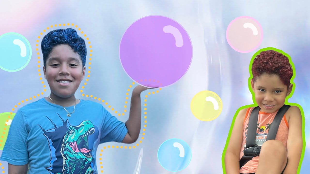 Bubble Contest with our Cousins - YouTube