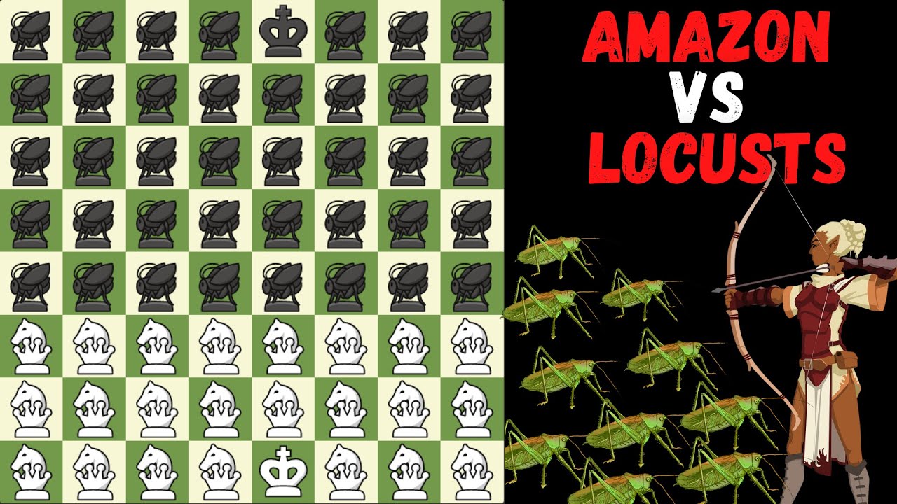 Amazon VS Swarm of Locusts | Fairy Chess - YouTube